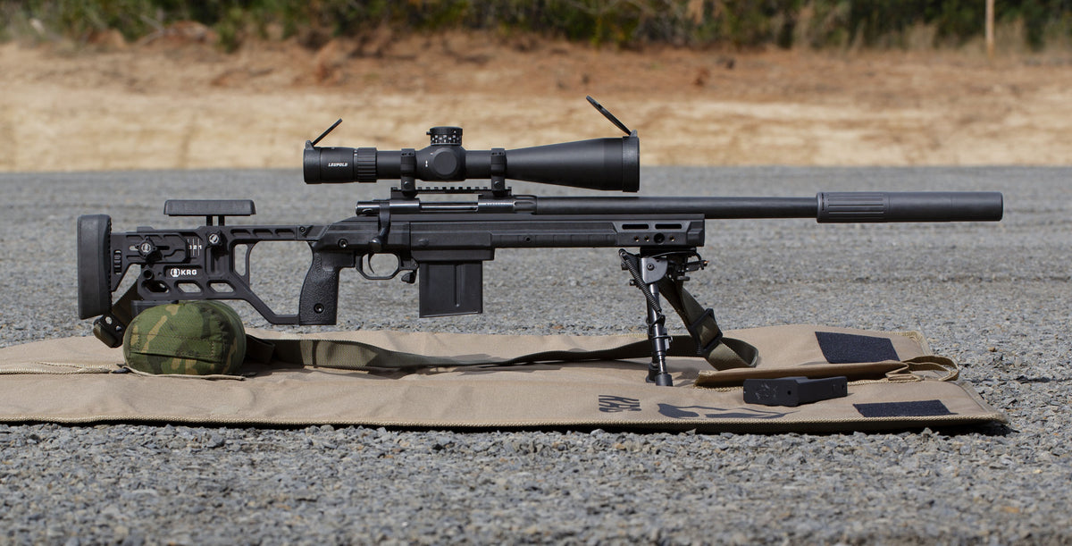 KRG, WHISKEY 3 CHASSIS, R700 LA, BLACK – Ace Precision Rifle Systems